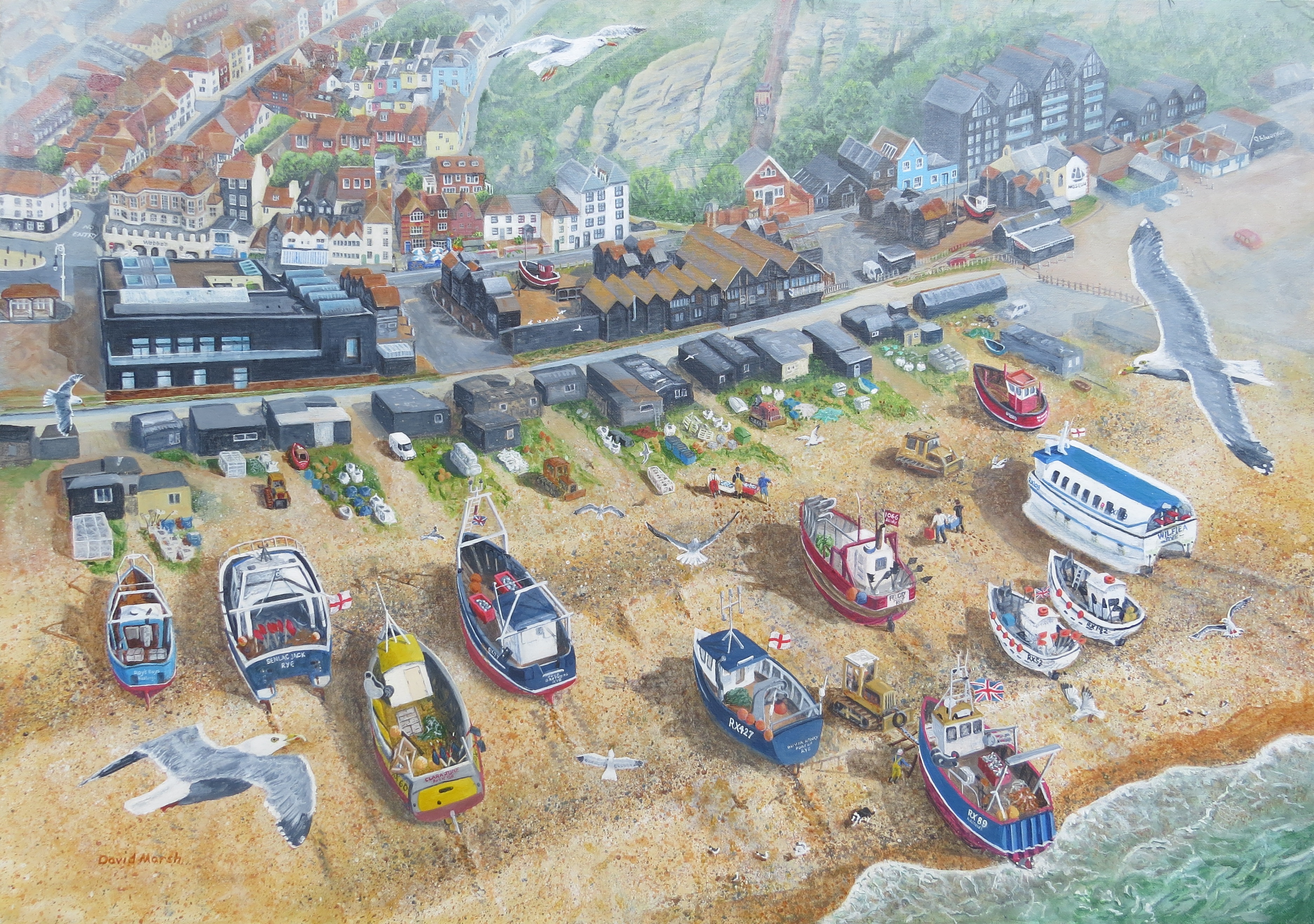 David Marsh, Artist – Paintings of Sussex, Devon and Dartmouth in ...